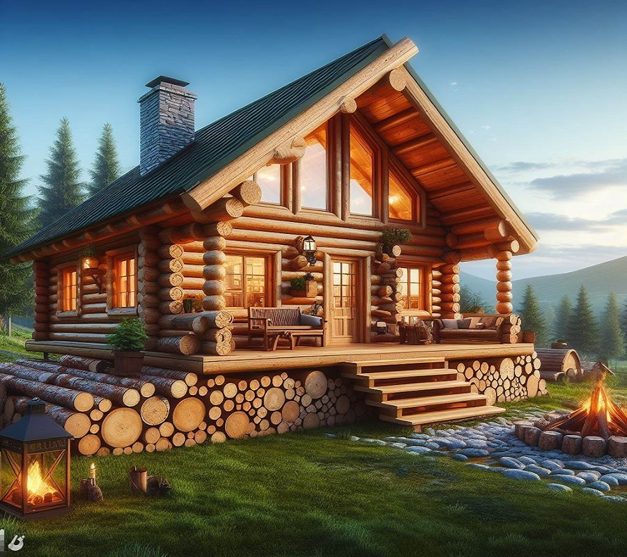 Building a Log Cabin from Salvaged Wood – A Sustainable DIY Guide ...